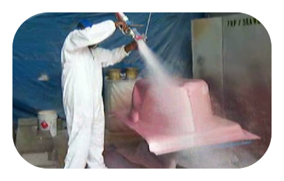 Spray-Up Plastic Molding