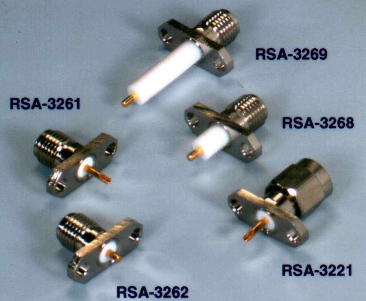 RF Connectors Adds SMA Panel Mounts to its Connector Line