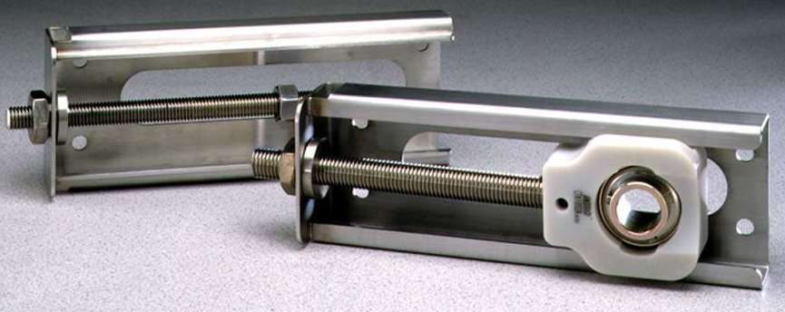 MRC® Stainless Steel Take-Up Frames Promote Correct Conveyor Belt Tension