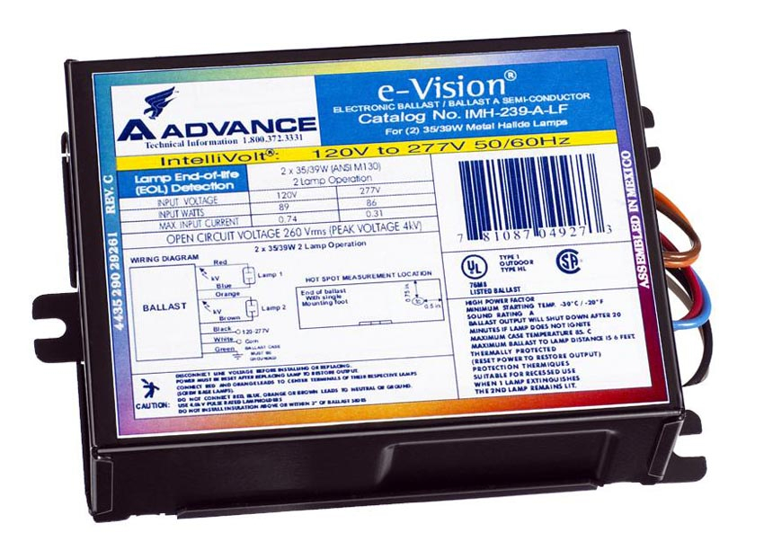 Advance Introduces Powerful New e-Vision Electronic HID Ballast for Two ...