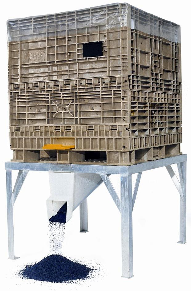 Hopper Bottom Container Offers an Ergonomic Solution to Storing and ...