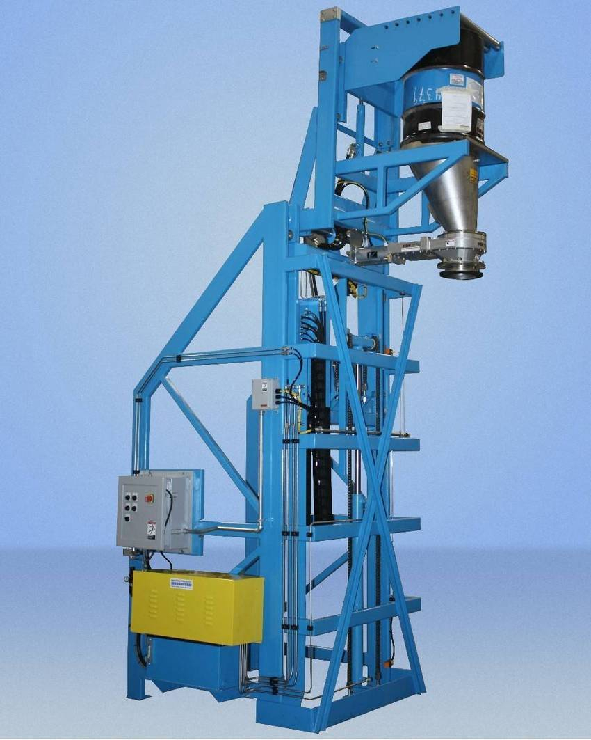 180° Rotation Lift & Dump Drum Dumper