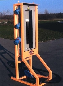 Portable Power Unit provides temporary power.