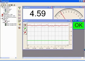 Software enables access to gauge data via PC or laptop.